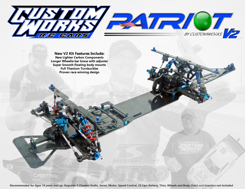 PATRIOT V2 DRAG CAR KIT – Custom Works RC